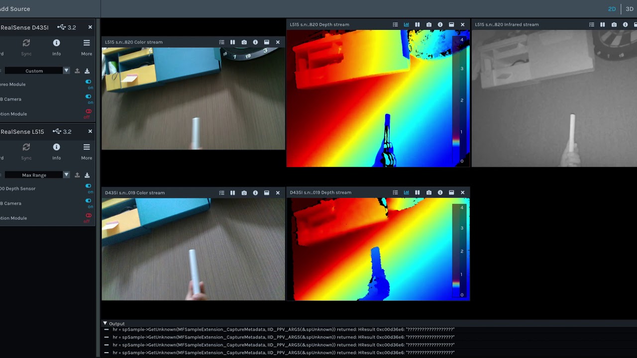Intel RealSense L515(Top) vs D435i(Bottom) - YouTube