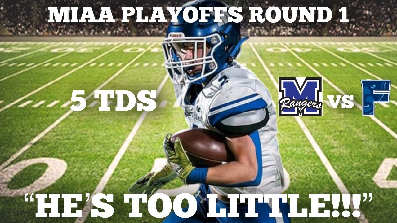 EASON SCORES 5 TDS IN 1 PLAYOFF GAME (Methuen vs Franklin) - YouTube