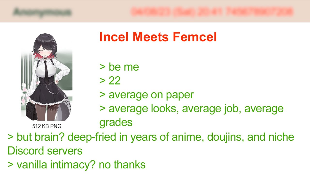 Incel Meets Femcel | 4Chan Greentext Stories - YouTube