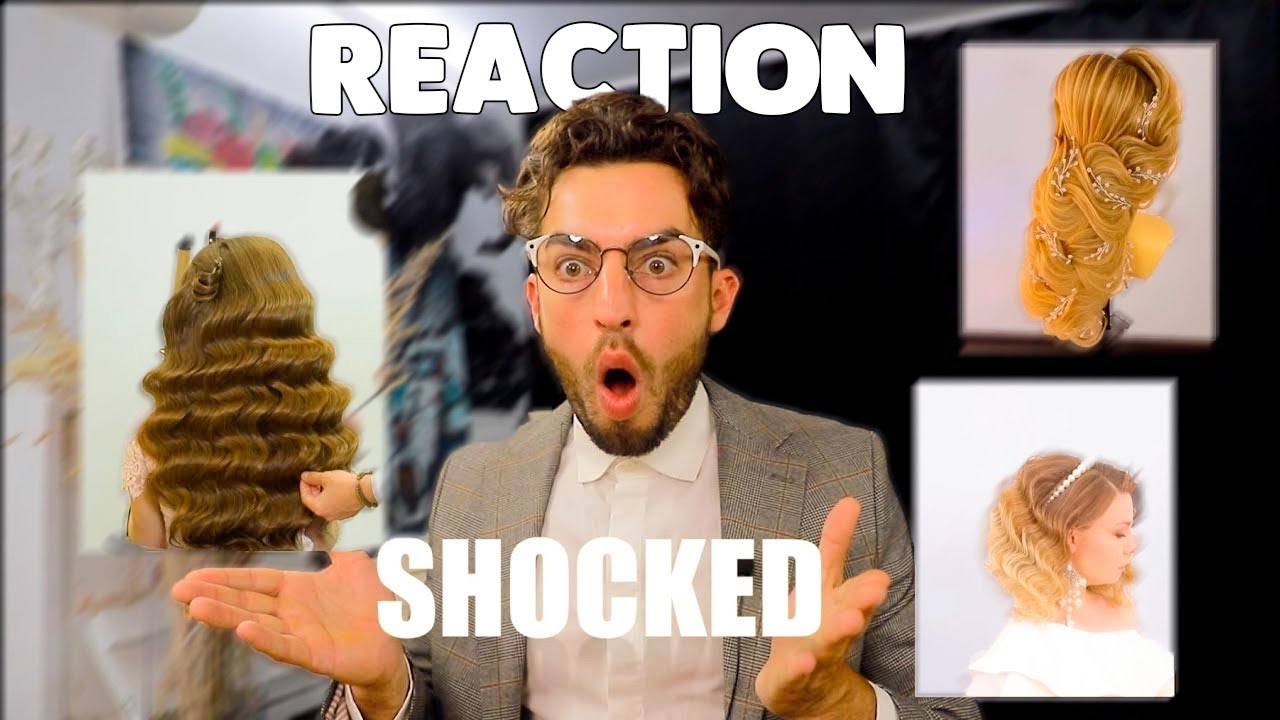 REACTION TO 3 BEAUTIFUL DIFFERENT WAVY HAIRSTYLES - YouTube