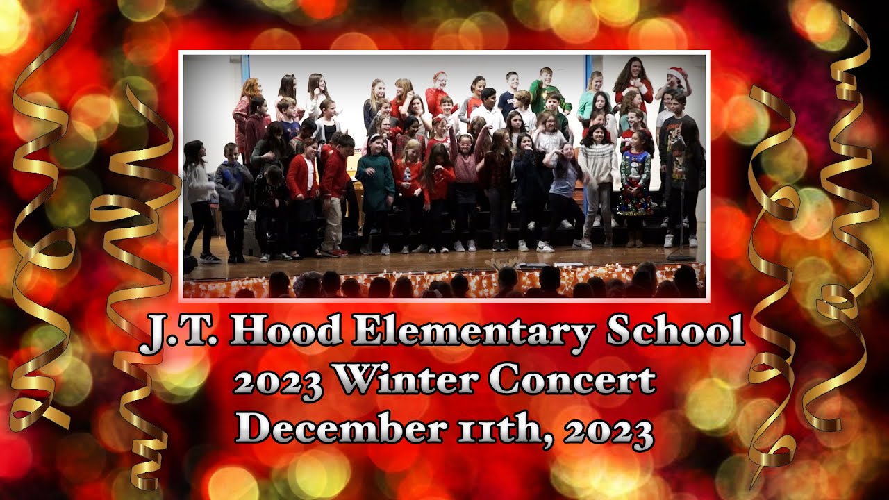 J.T. Hood Elementary School - 2023 Holiday Concert (12/11/23) - YouTube
