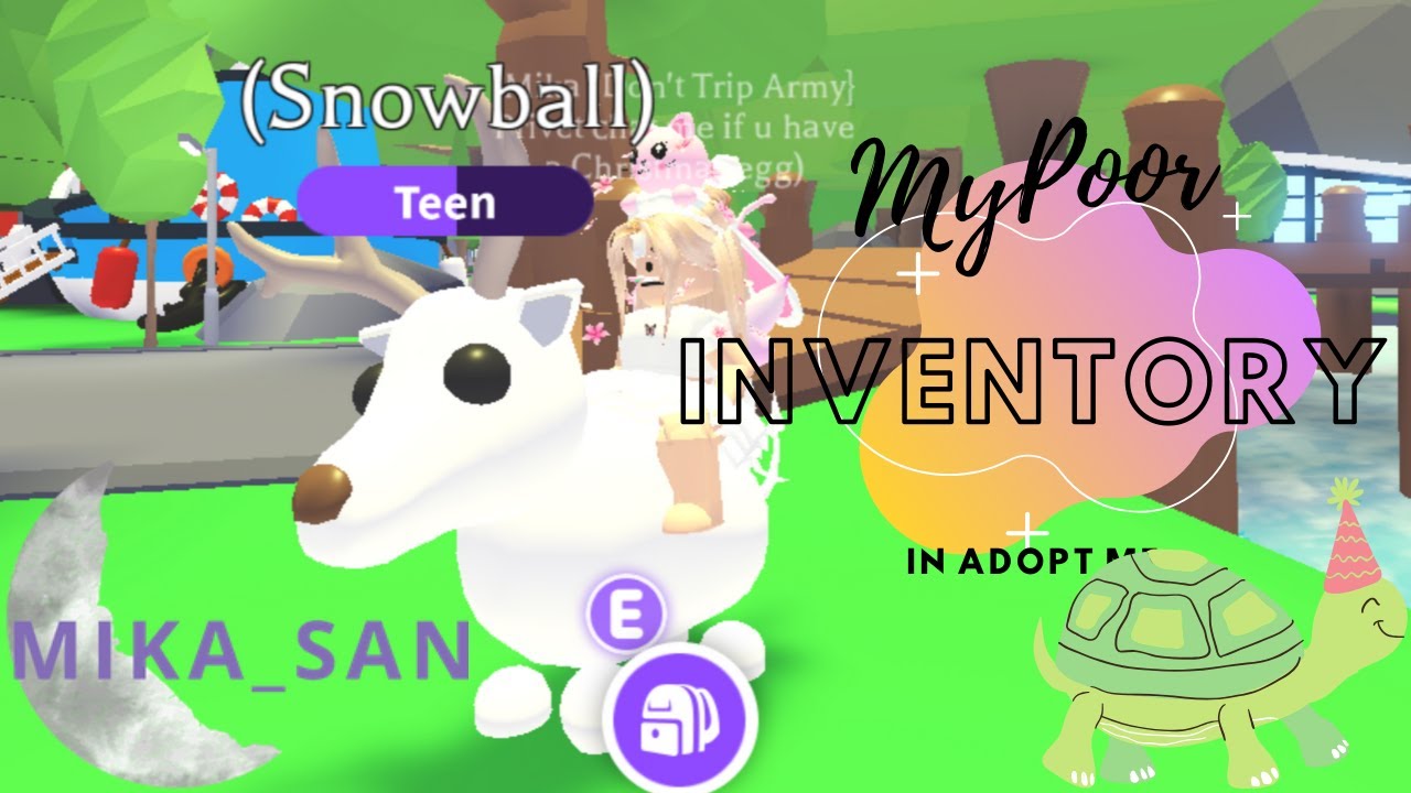 My Poor Inventory in Roblox Adopt me - YouTube