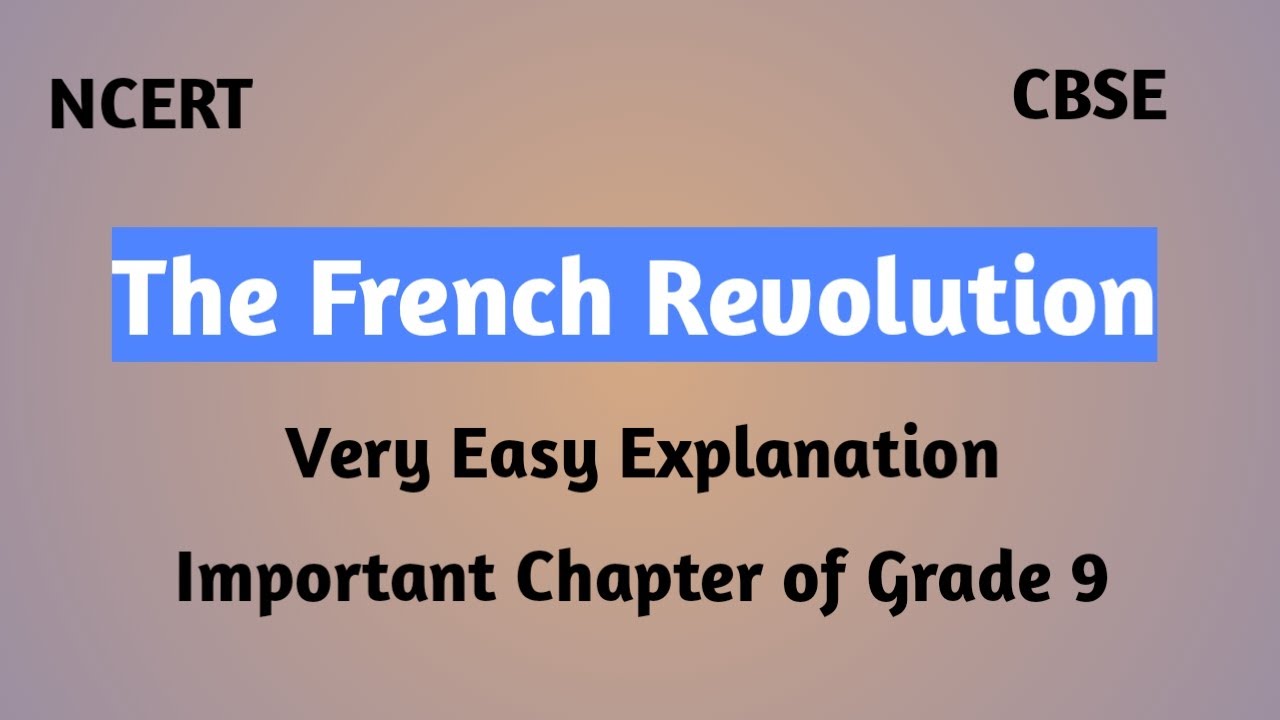 The French Revolution#Grade 9# Easy Explanation - YouTube