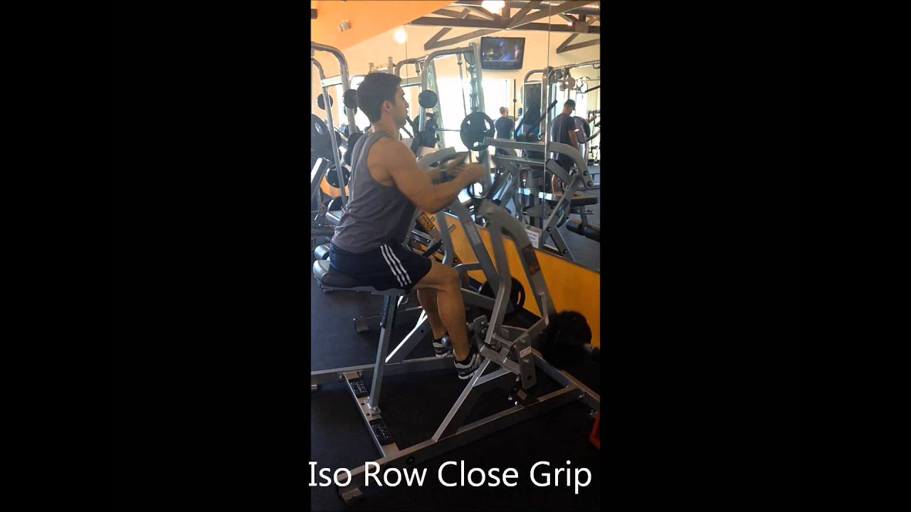 Iso Row Close Grip - YouTube