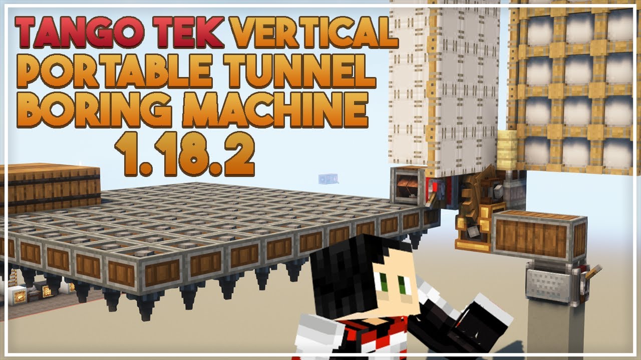 Tango Tek Portable Vertical Tunnel Boring Machine - (CREATE MOD 1.18.2 ...