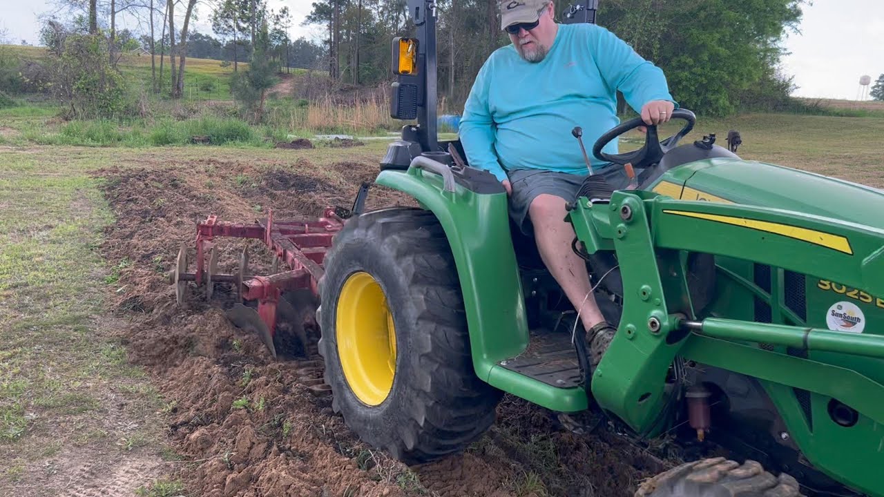 Discing Adams Family Homestead Garden Part 2 @adamsfamilyhomestead37 ...