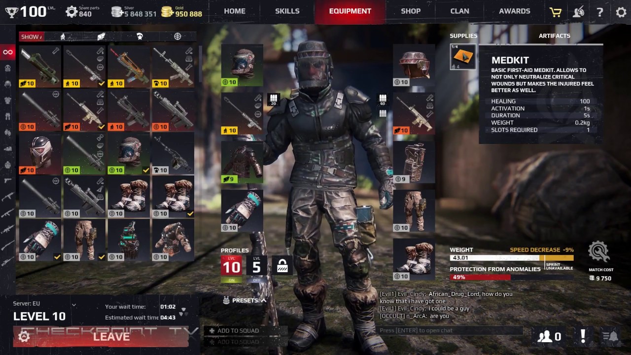 Survarium Gameplay #03 Character Skills And Development - YouTube