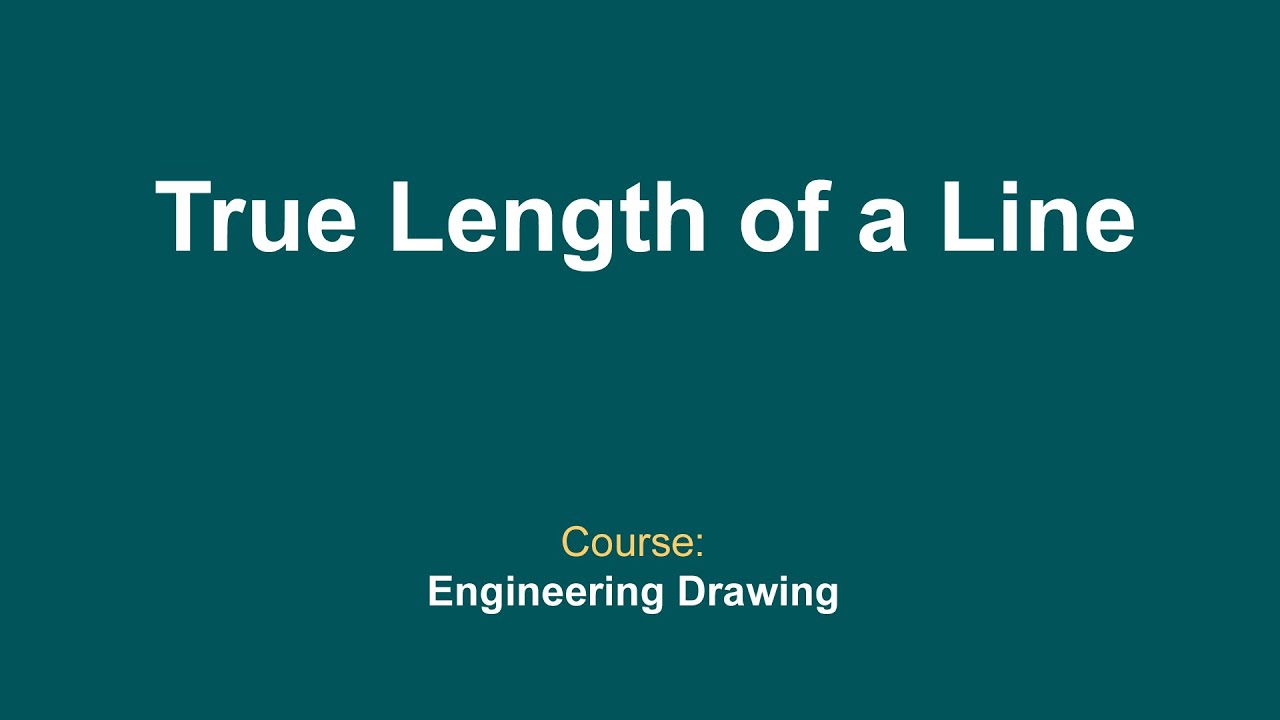 True Length of a Line - YouTube