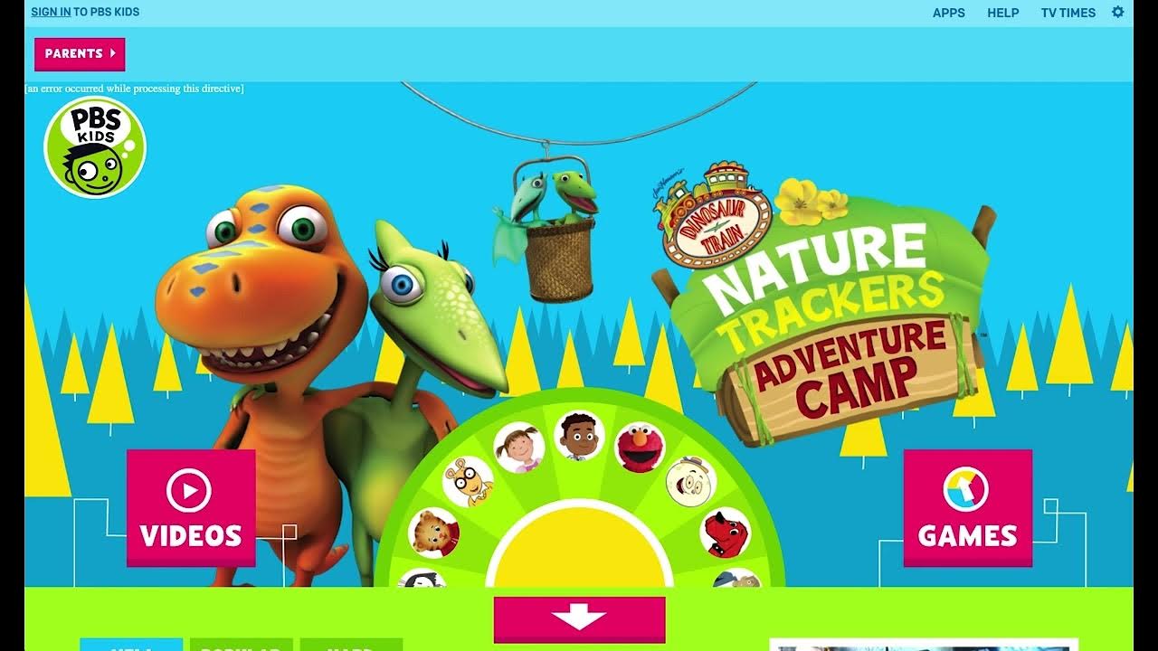 PBS KIDS Dinosaur Train Nature Trackers homepage takeover - YouTube