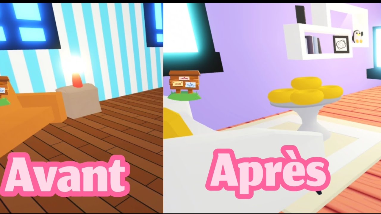 Tuto déco salon adopt me ️ - YouTube