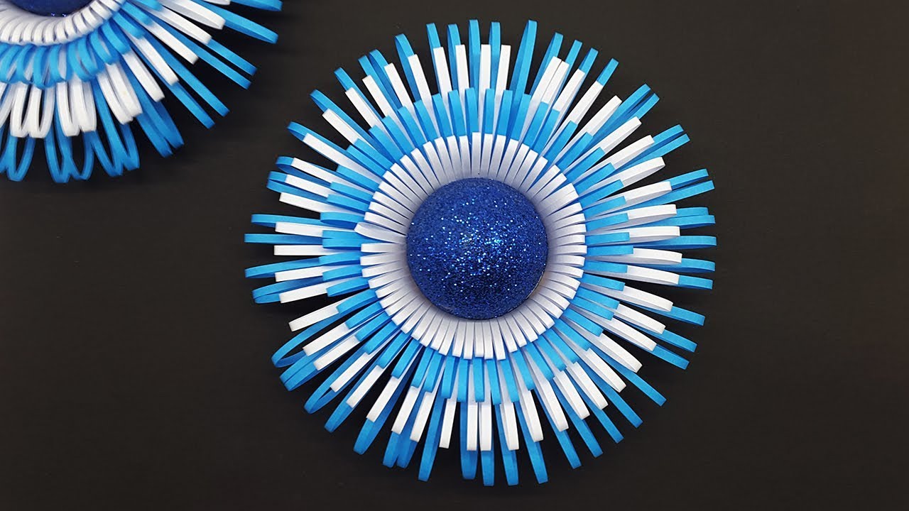 Giant Fluffy Paper Flower Center for Large Paper Flowers | Fluffy Paper ...