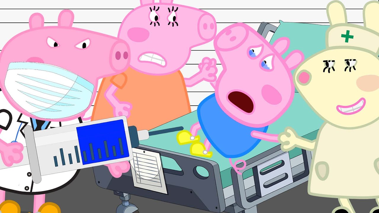 Peppa's fear of vaccination | Peppa Pig Funny Animation - YouTube