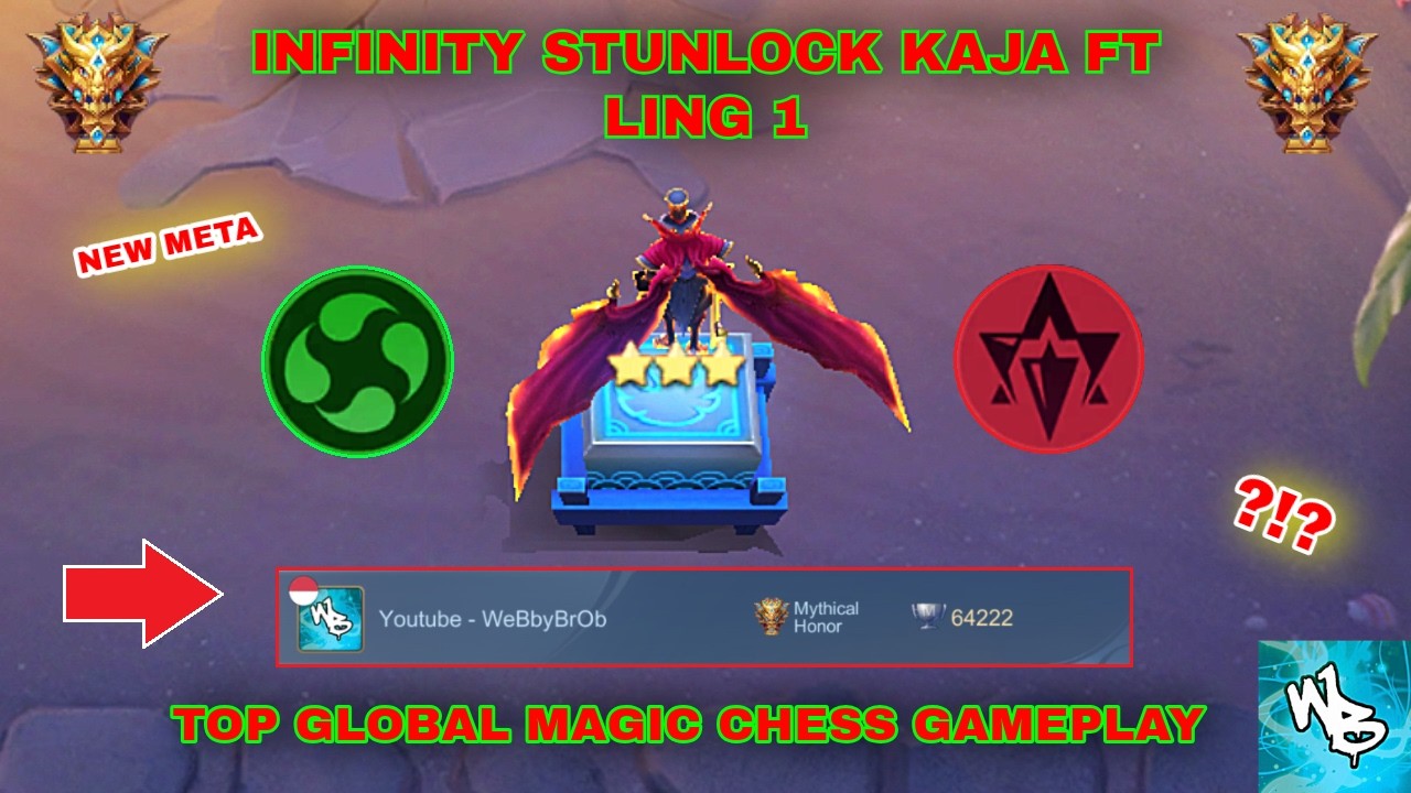 OVERPOWERED INFINITY STUNLOCK KAJA FT LING 1 - BEST MAGIC CHESS SYNERGY ...