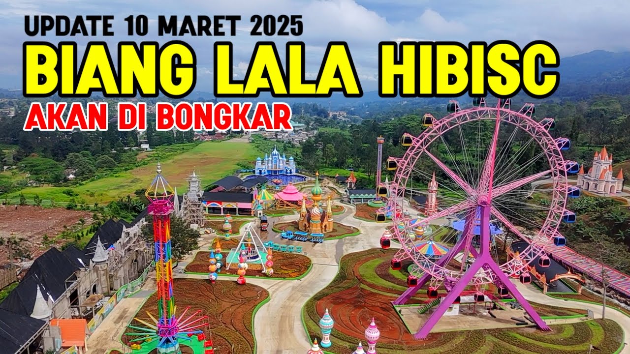 AHIRNYA SEMUA BANGUNAN HIBISC PUNCAK AKAN DI ROBOHKAN update 10 maret ...