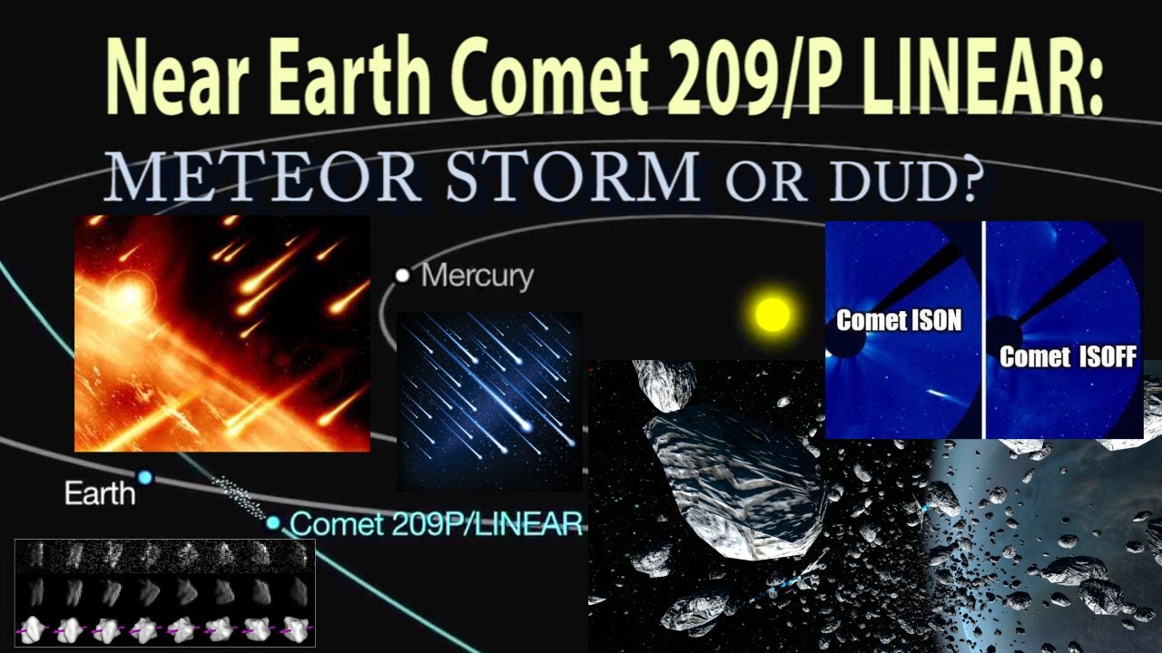 Meteor Storm, dud or Worse? NEO Comet 209/P & its debris - YouTube