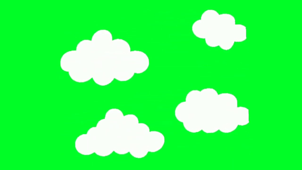 Green screen awan - YouTube