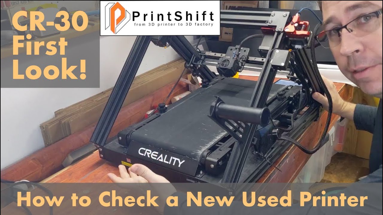 CR-30 First Look! Or, Examining a New Used Printer - YouTube