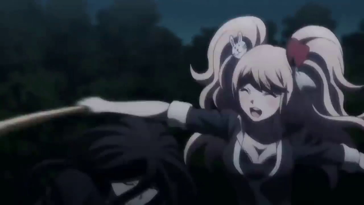 Junko trying to hit izuru with a bat - YouTube