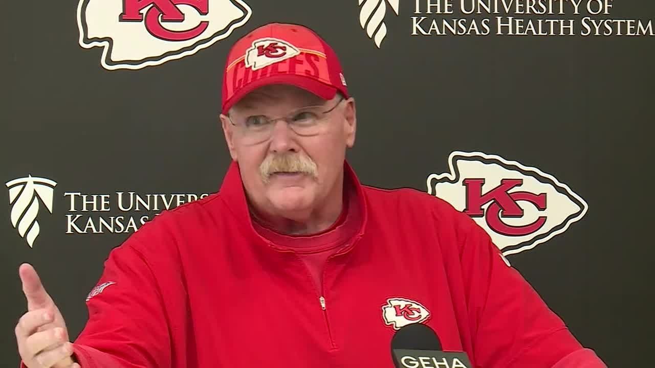 Andy Reid talks ahead of Chiefs game in Green Bay against the Packers ...