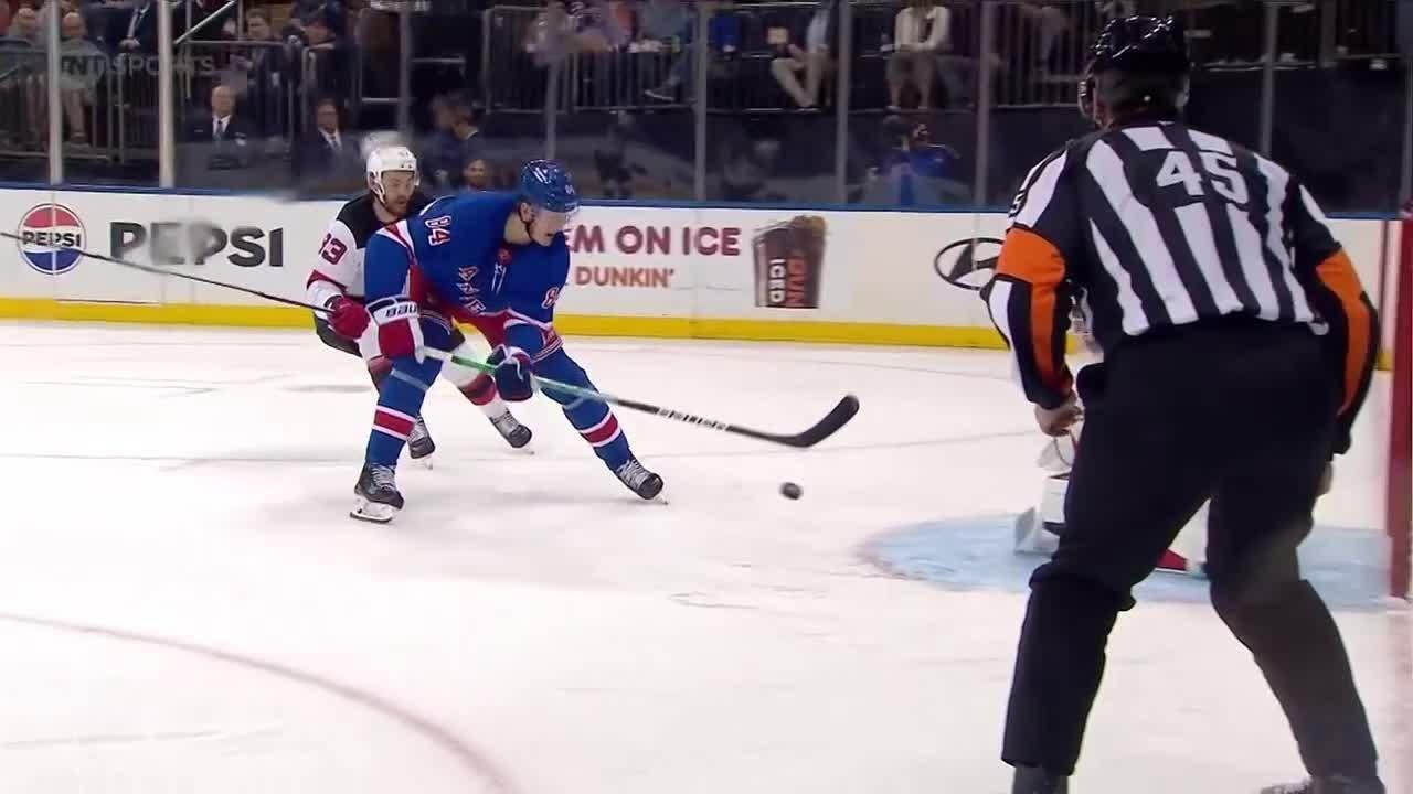 Adam Edstrom scores a goal against the New Jersey Devils - YouTube