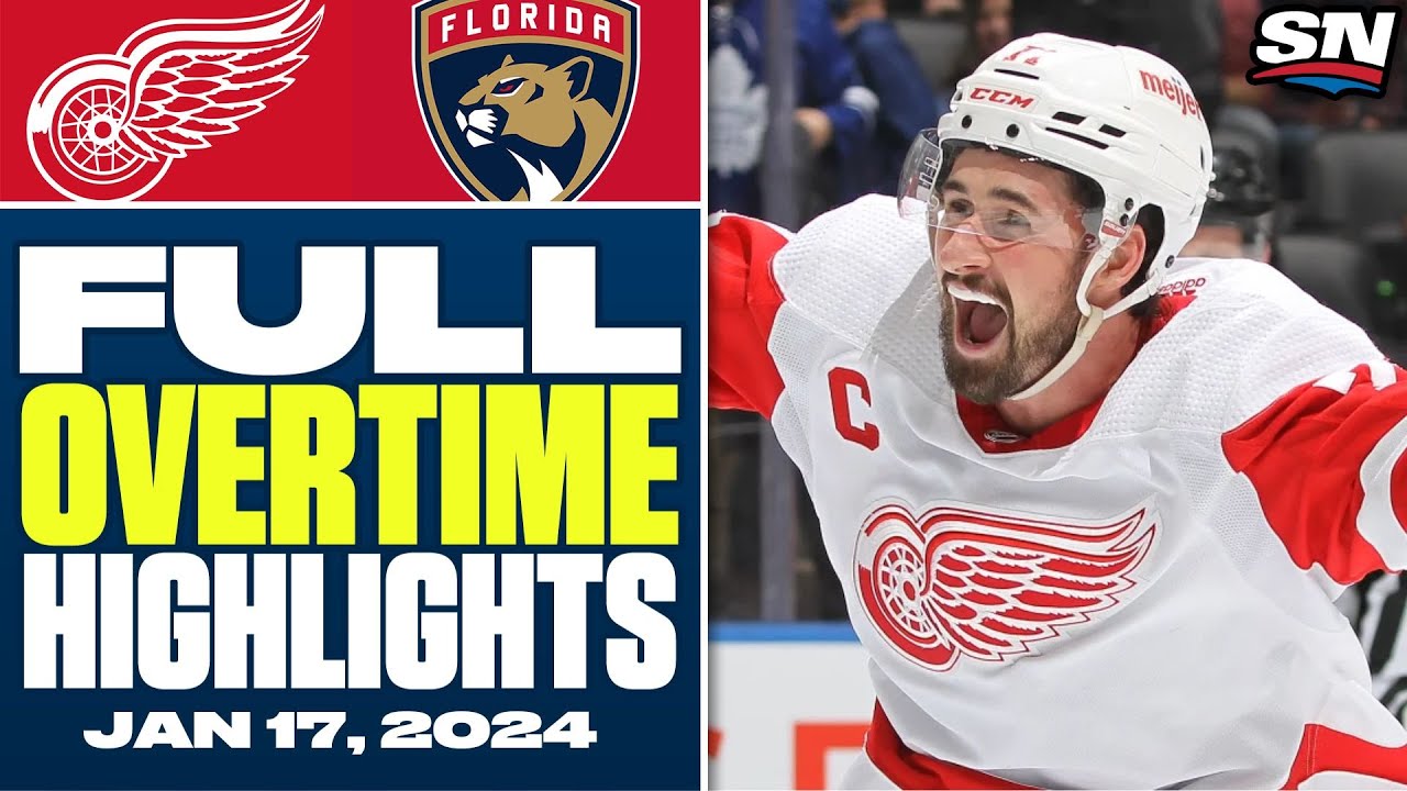 Detroit Red Wings at Florida Panthers | FULL Overtime Highlights ...