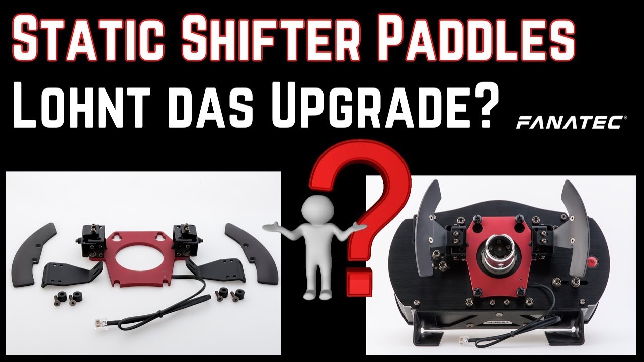 [Fanatec] ClubSport Static Shifter Paddles - Lohnt das Upgrade? - YouTube