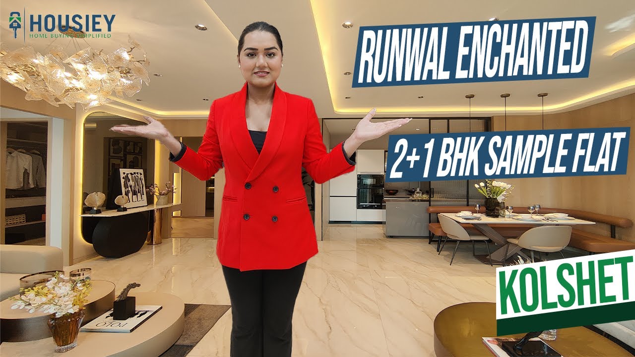 Runwal enchanted kolshet (2024) | Jodi Sample Flat Tour | Runwal Lands ...