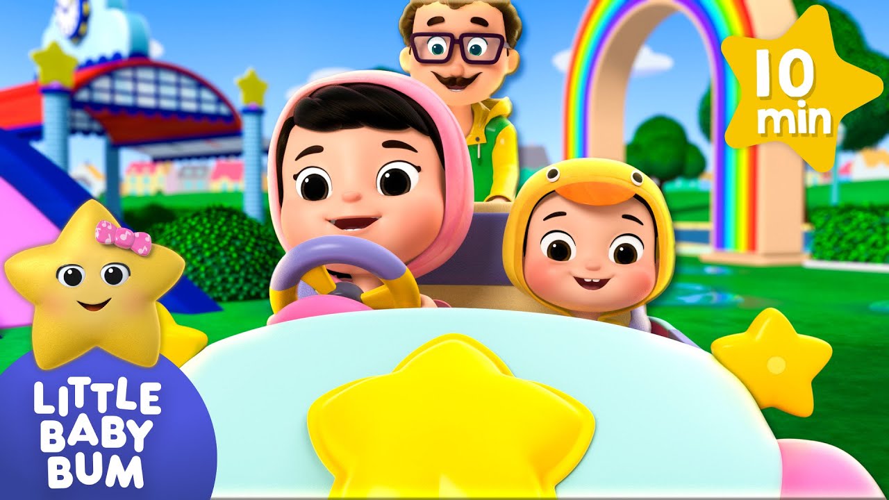 Vroom Vroom in the Puddles | 🚌Wheels on the BUS Songs! 🚌 Nursery Rhymes ...