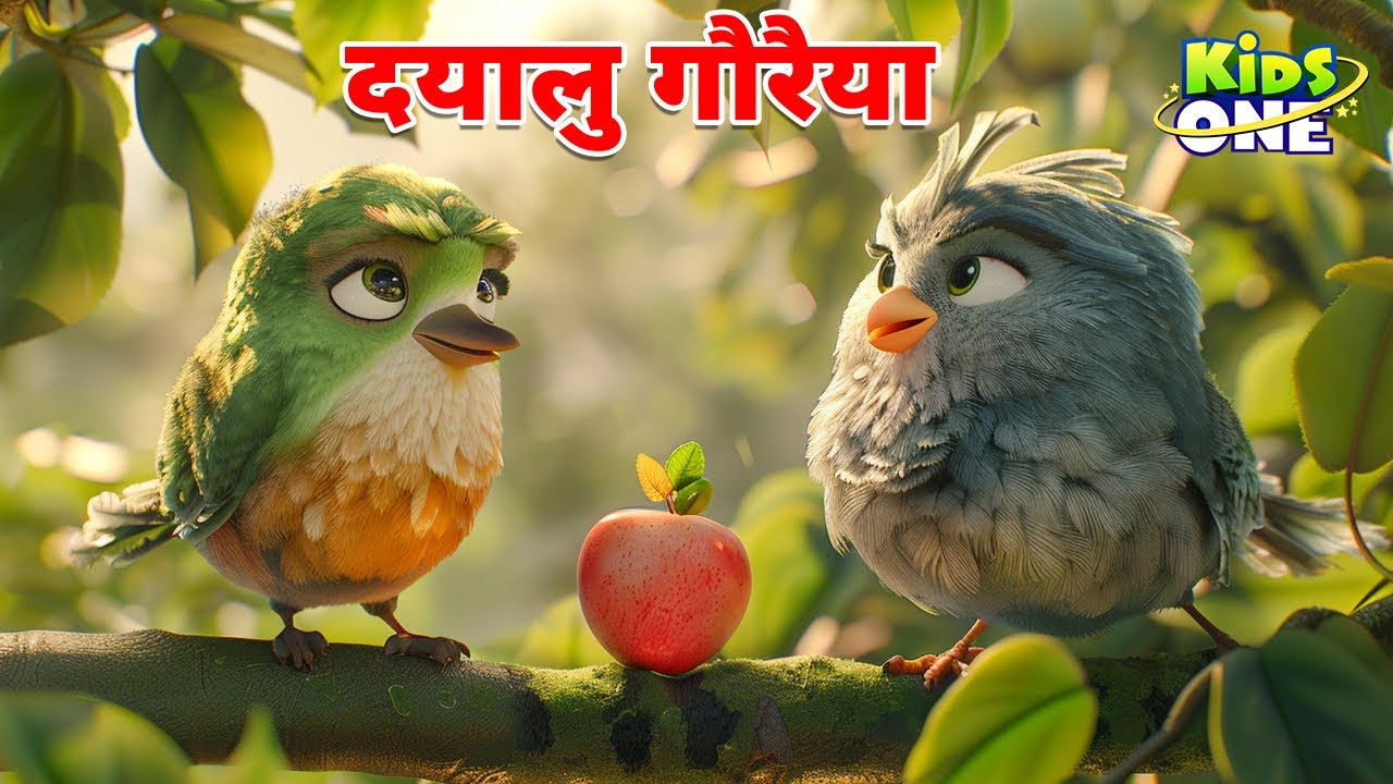 दयालु गौरैया | Dayalu Gauraiya | The Crippled Deer Story | Cartoon ...