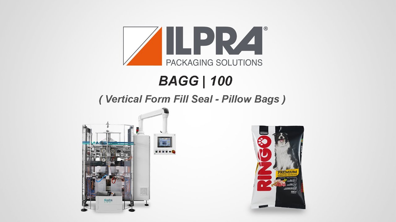 ILPRA Vertical Form Fill Seal - Bagg 100 - Pet food packaging - YouTube