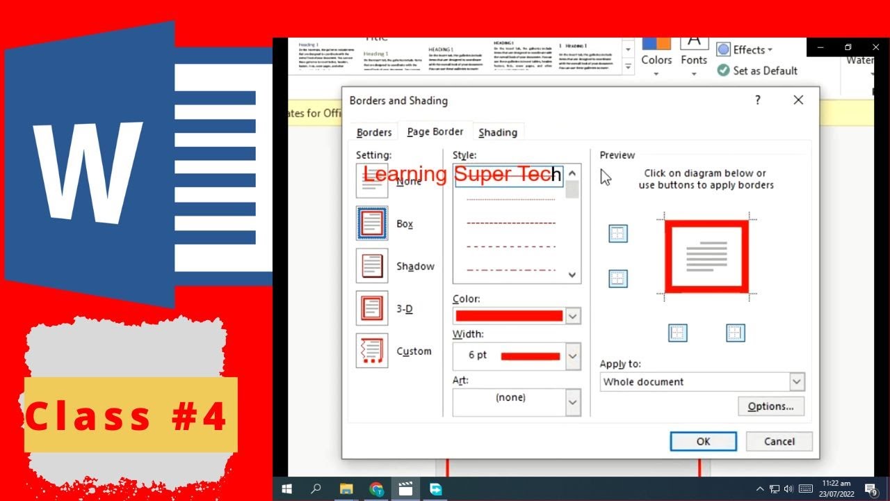 How To Create Border In MS Word Create Border In MS WORD Border In MS WORD YouTube how-to-create-border-in-ms-word-create-border-in-ms-word-border-in-ms-word-youtube