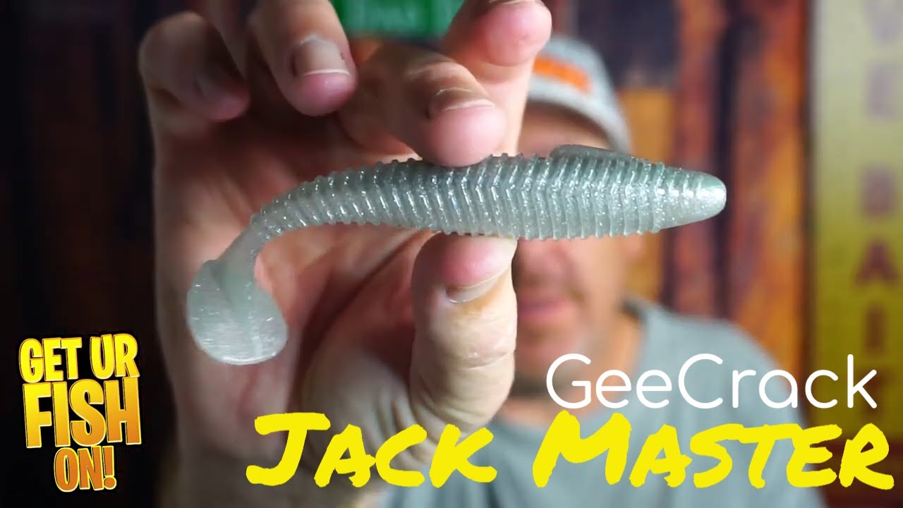 GEECRACK JACK MASTER Bass Fishing Soft Plastic Scented Swimbait - YouTube