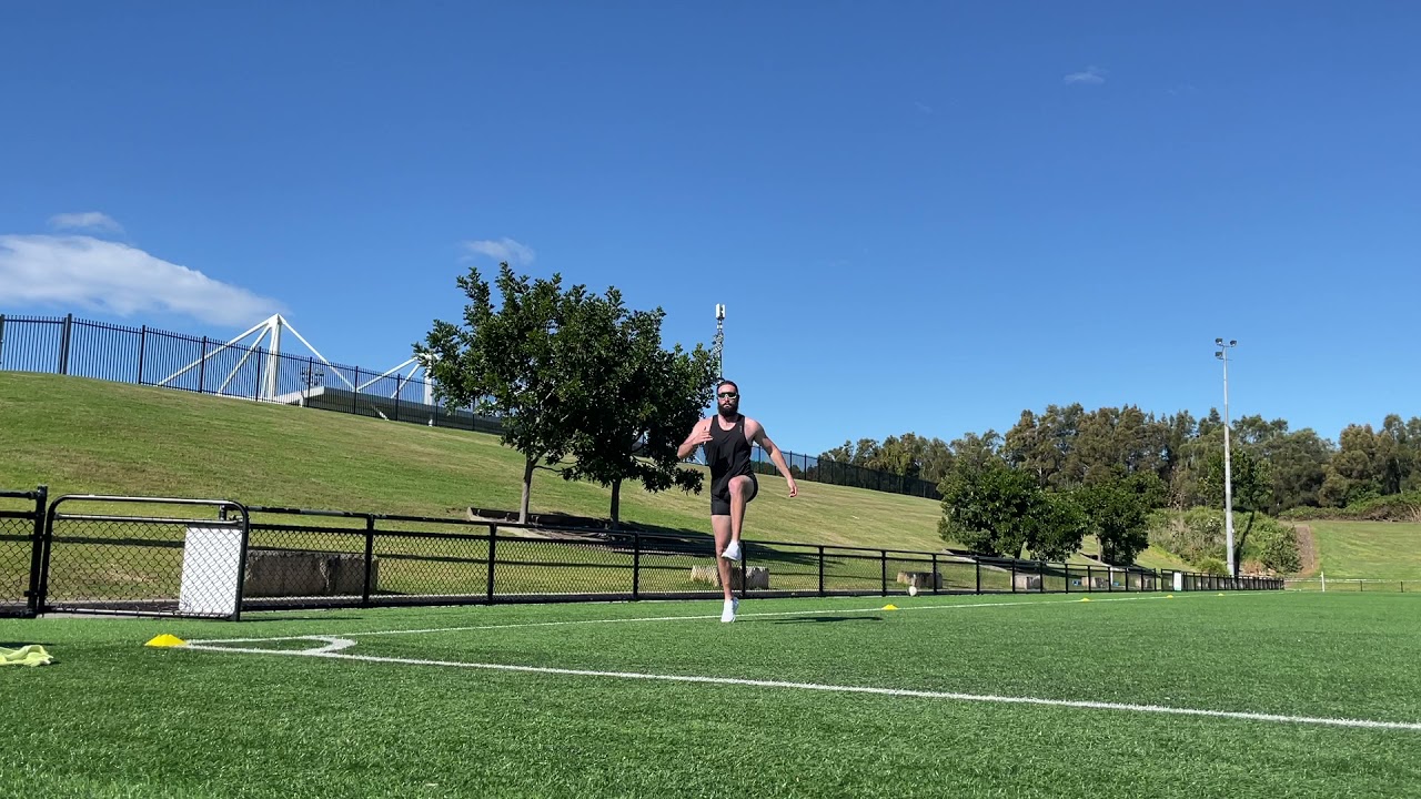 C Skip Sprint Drill - YouTube