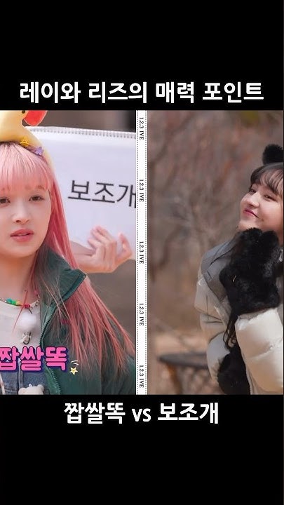 아이브 커플즈 레이와 리즈의 매력 포인트 Youtube