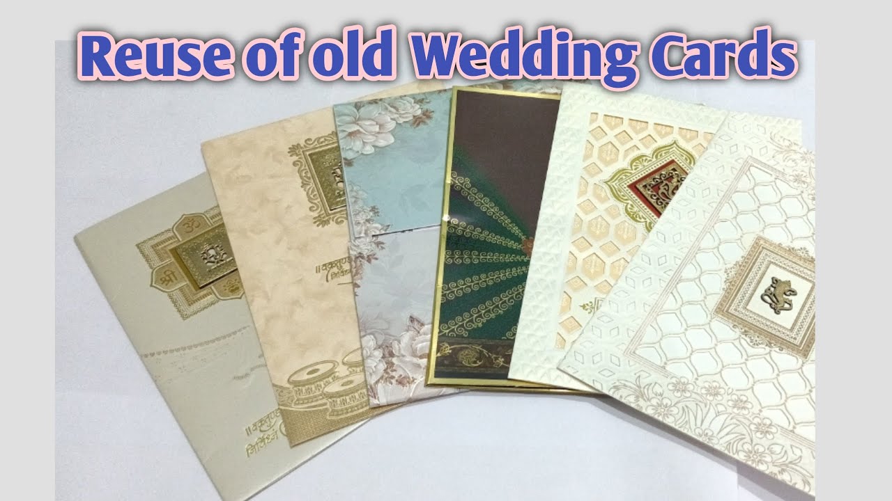 Reuse Of Old Wedding Cards / Diy Shagun Envelope ️ Wedding Cards Craft ...