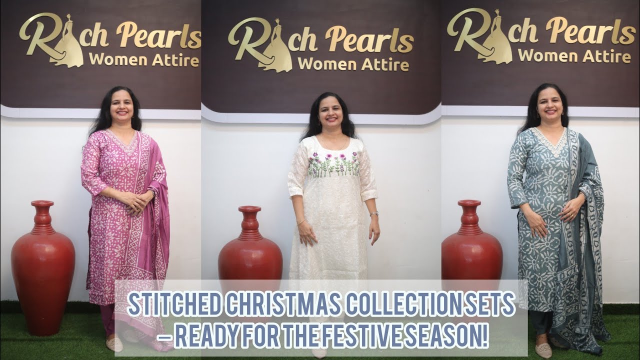 Stitched Christmas Collection Sets – Ready for the Festive Season ...