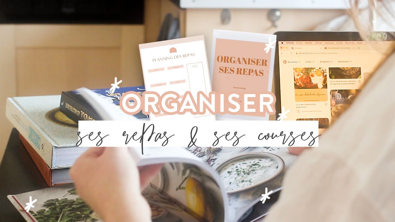 PLANIFICATION DES REPAS 📋🥑🍪 | 3 étapes faciles (planning, astuces et ...