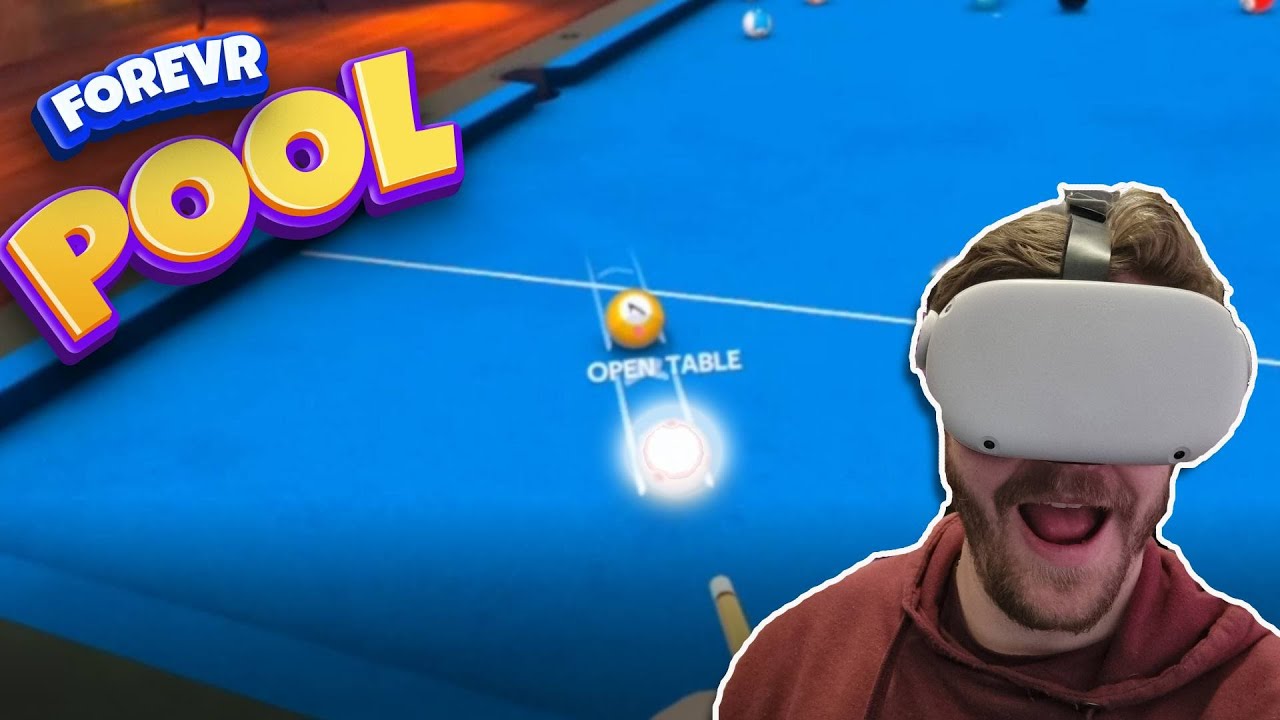 Trying VR Pool - ForeVR Pool - YouTube