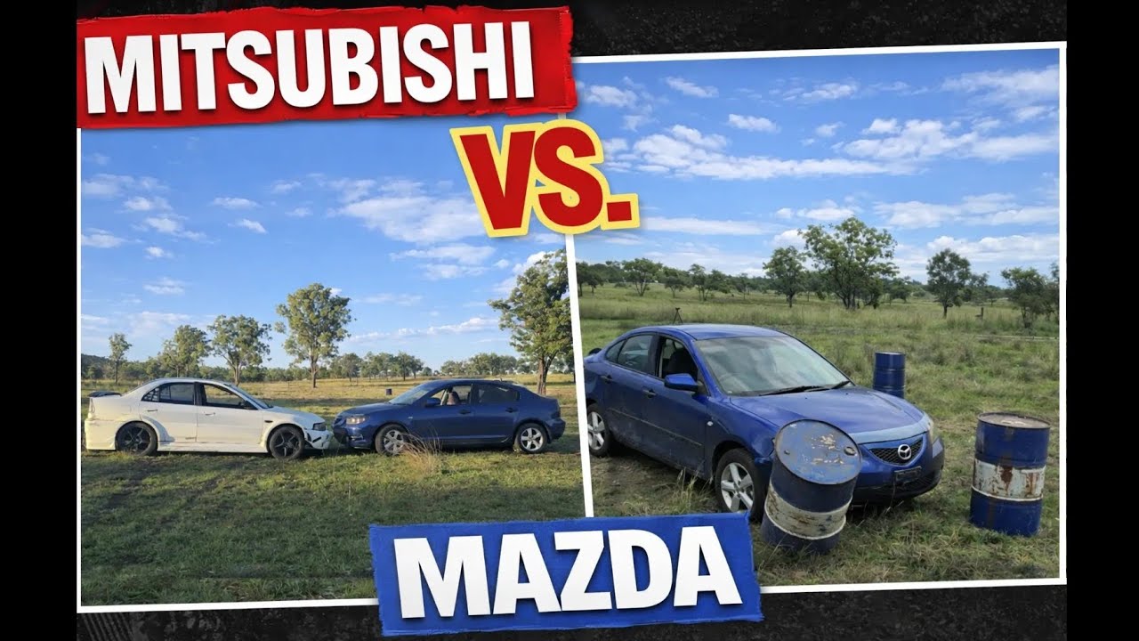 Mitsubishi vs Mazda - YouTube