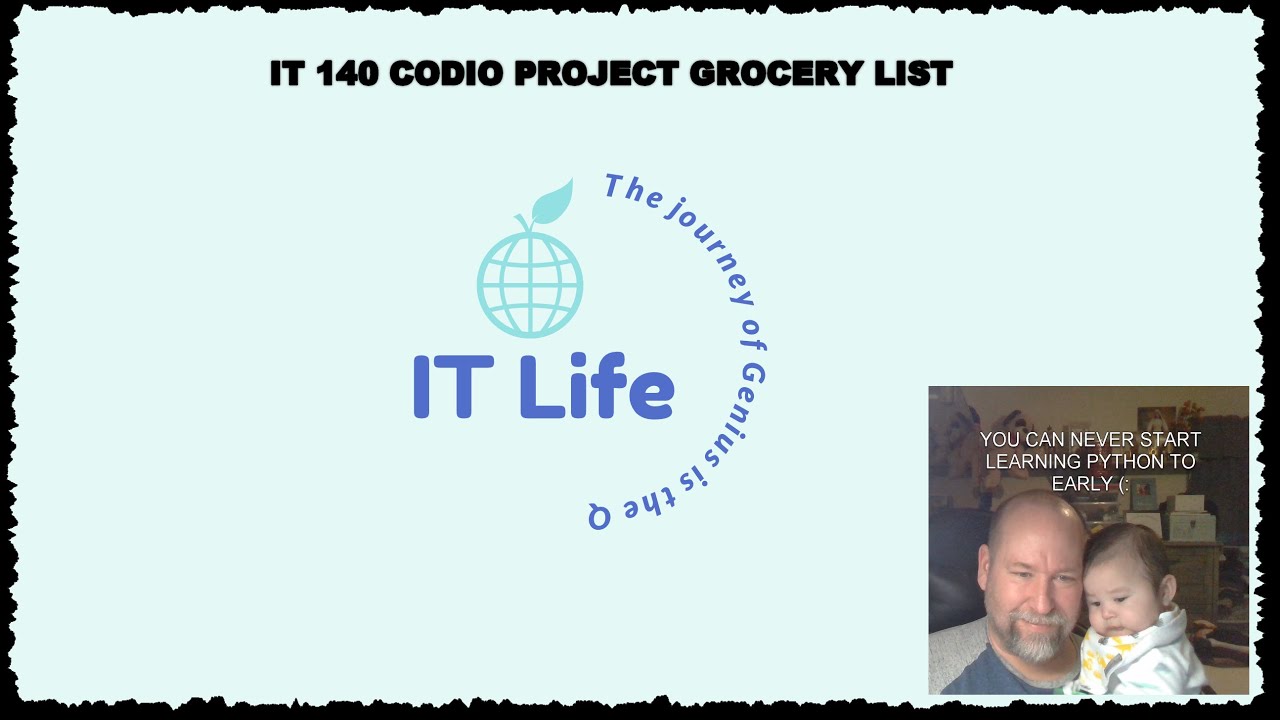 Codio Project 2 Grocery List - YouTube