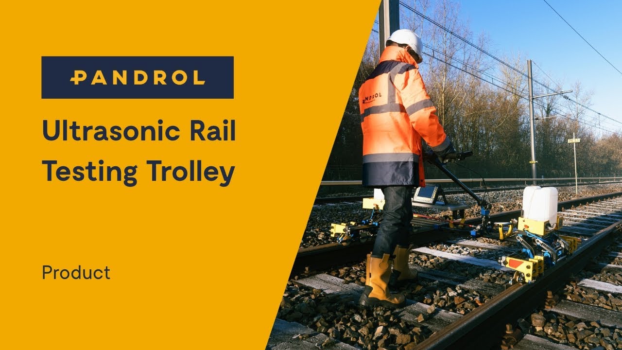 Pandrol Ultrasonic Rail Testing Trolley - YouTube