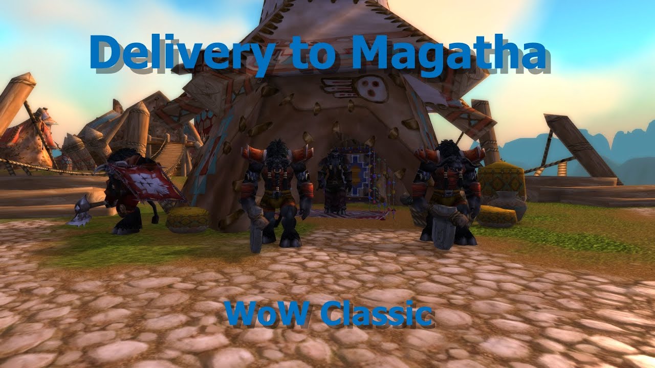 WoW Classic--Delivery to Magatha - YouTube