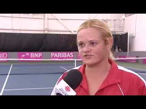 RDI - Reportage d'Élizabeth Coté, Fed Cup - YouTube
