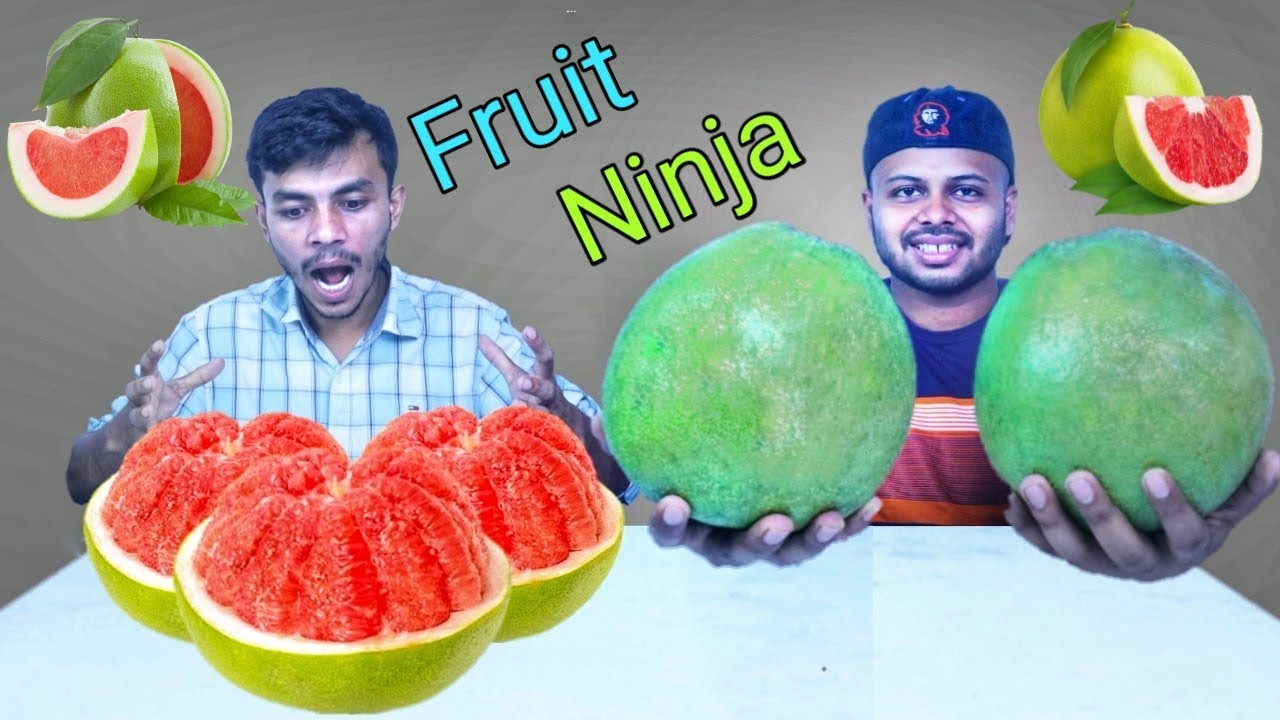 5 KG Grapefruit Eating Challenge | Jambura Eating Competition | FRUIT ...