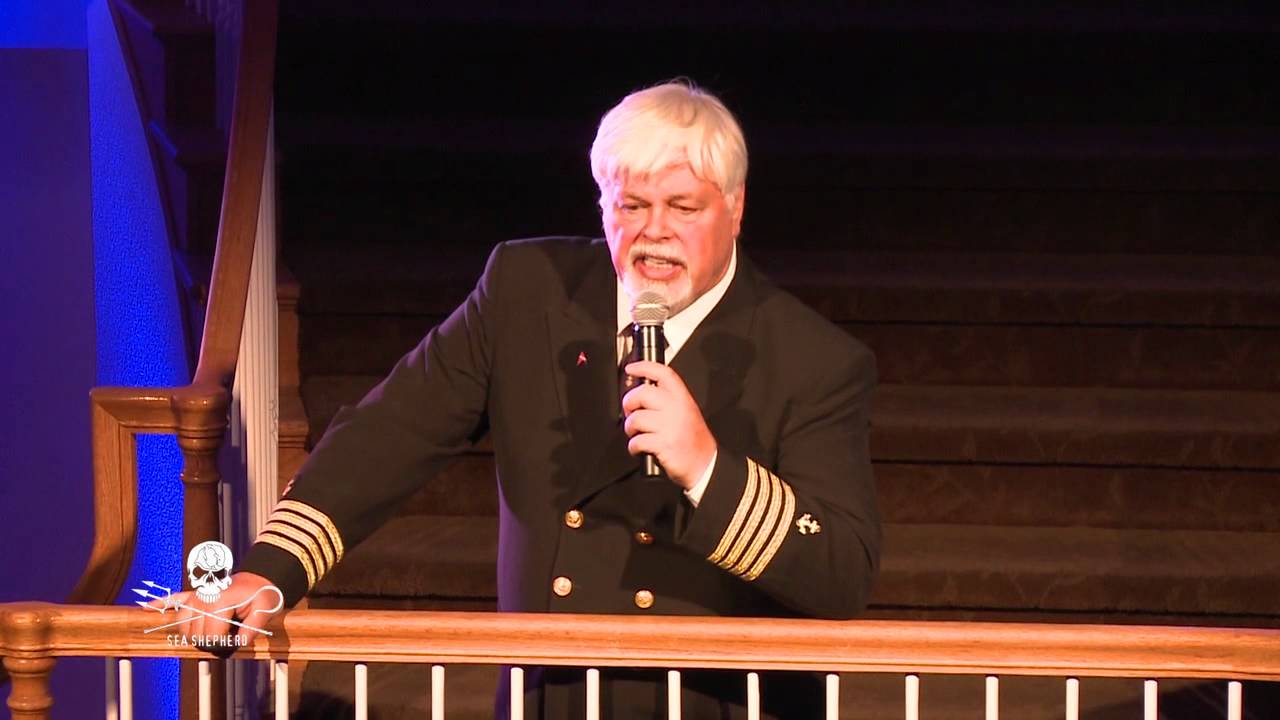 Captain Watson Gives Speech at Sea Shepherd 35th Anniversary Event in ...