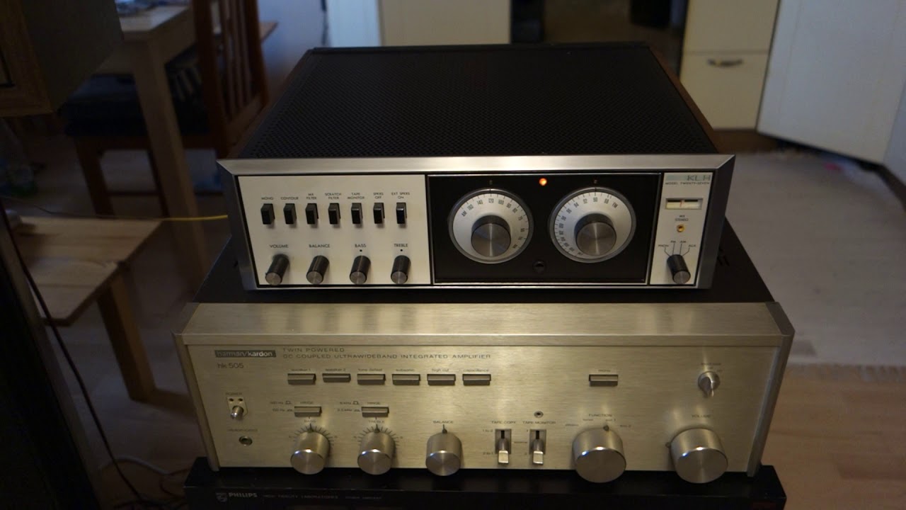 KLH Model Twenty Seven&Philips 22AH494 play K.D.Lang - YouTube