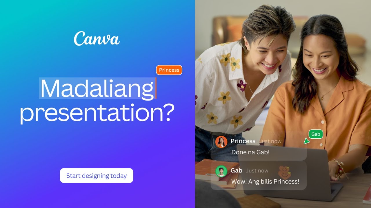 Mabilisang Presentation | Kaya sa Canva Magic Design™ - YouTube