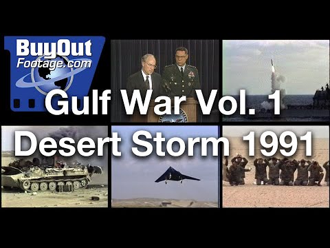 1991 Gulf War – Vol. 1 Operation Desert Storm Historic Stock Footage ...