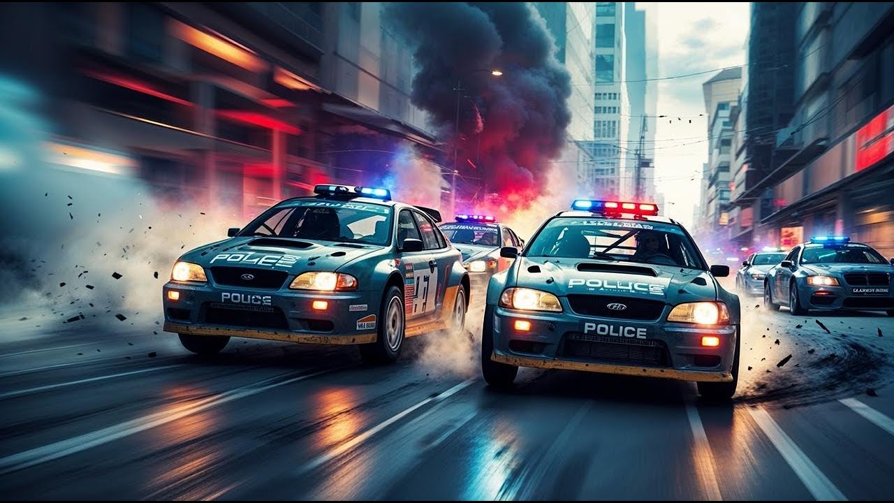 Urban Rally Chase — Can the Cops Catch Them - YouTube