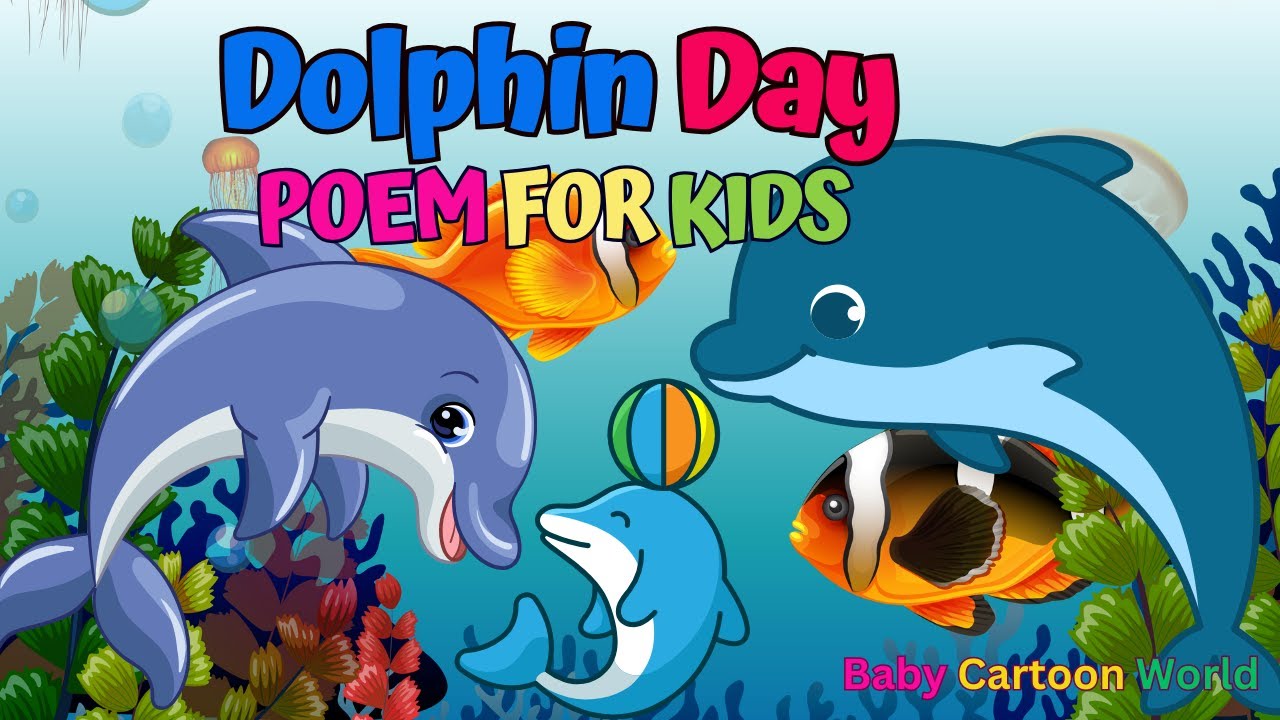 Dolphin Day Poem For kids #dolphin #video #baby #seaanimal - YouTube